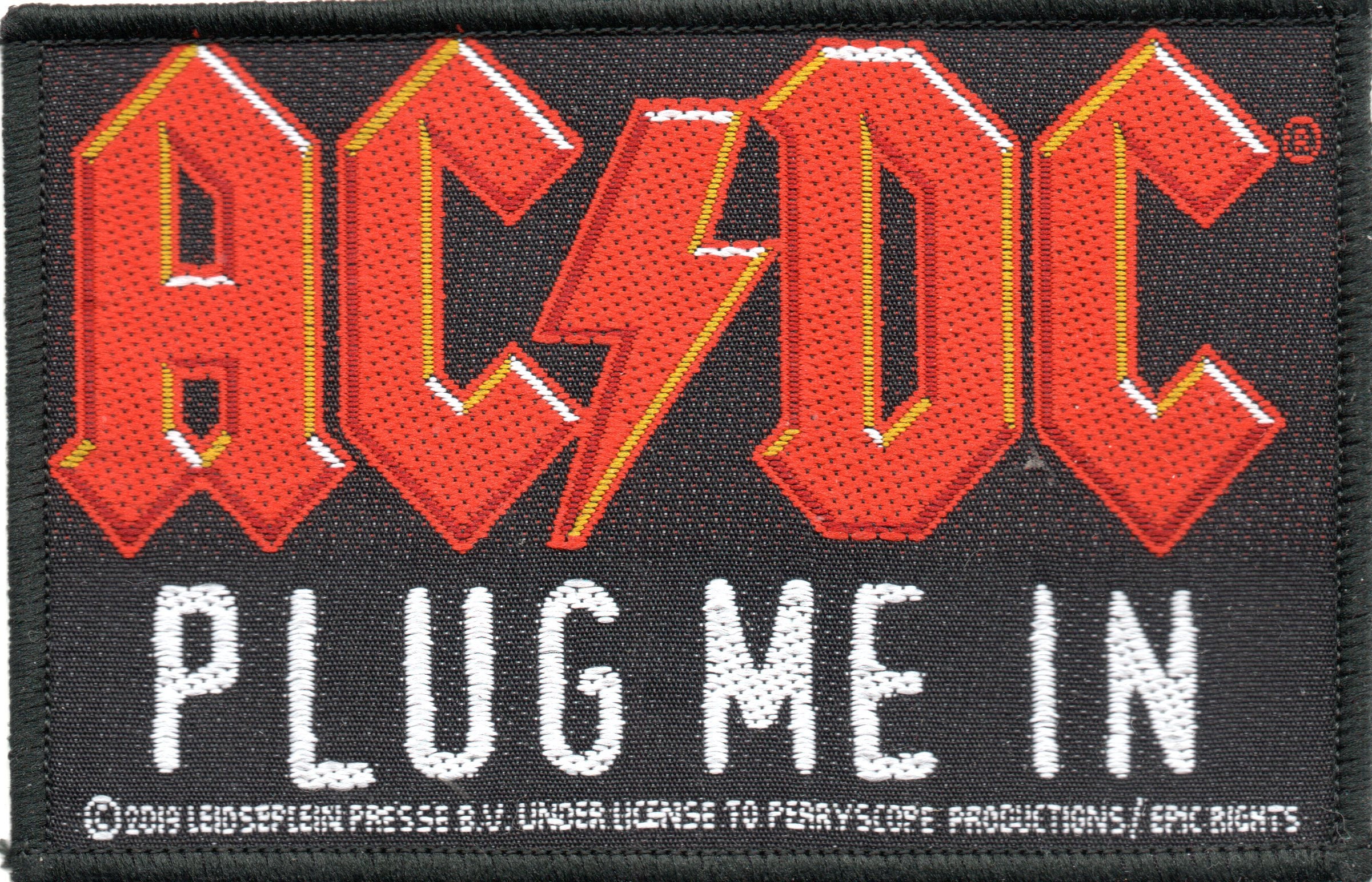 ACDC Patch Plug Me in Rock Heavy Metal Patch - Etsy