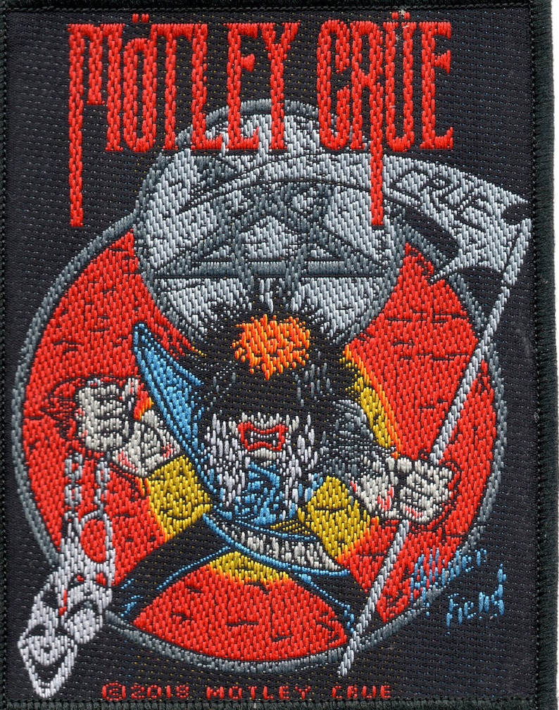 Motley Crue Patch Allister Fiend Rock Heavy Metal Patch - Etsy