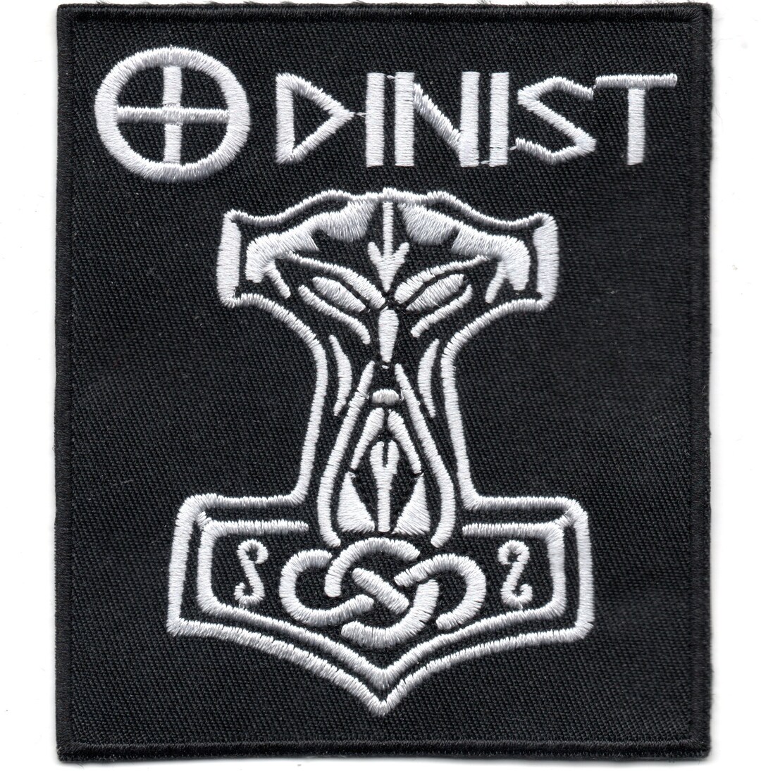 VIKING Odins Hammer Mjolnir Skinhead Biker Patch - Etsy
