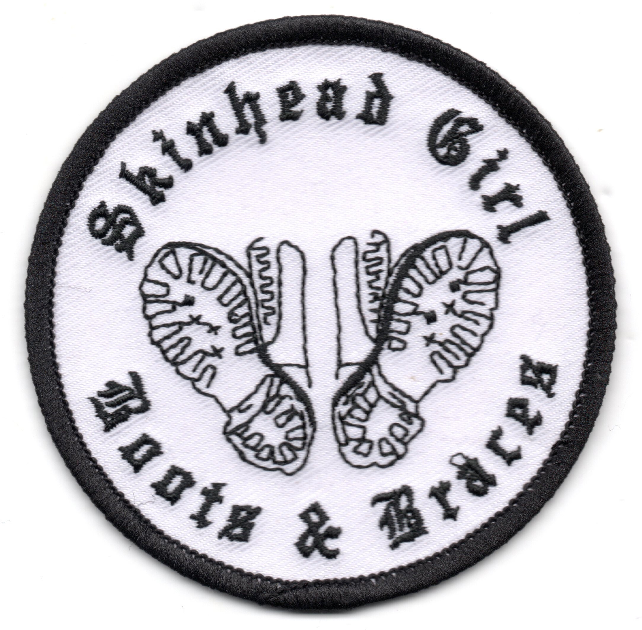 SKINHEAD GIRL Oi Punk Patch Boots and Braces - Etsy