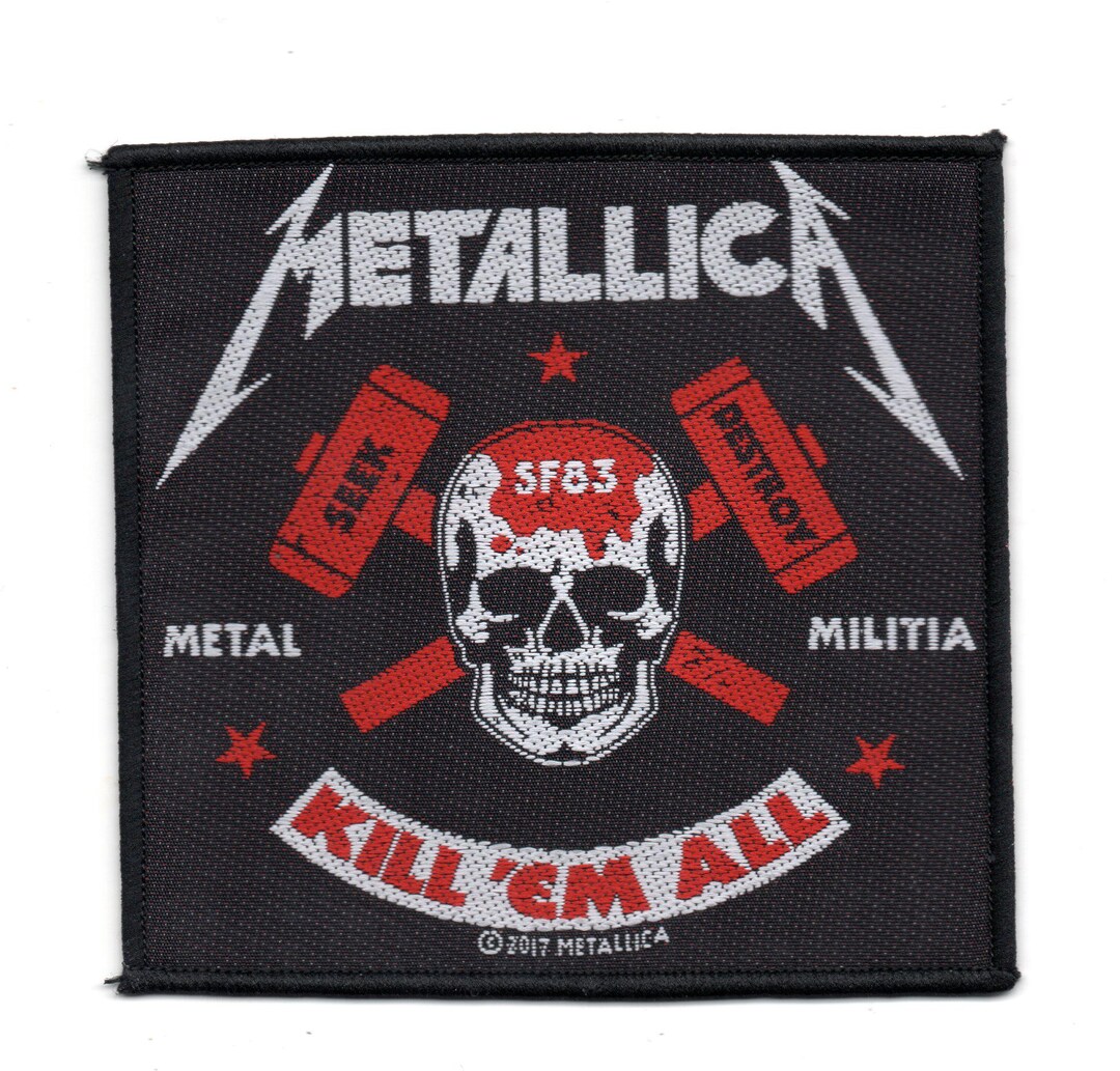 METALLICA Heavy Metal Patch Metal Militia - Etsy