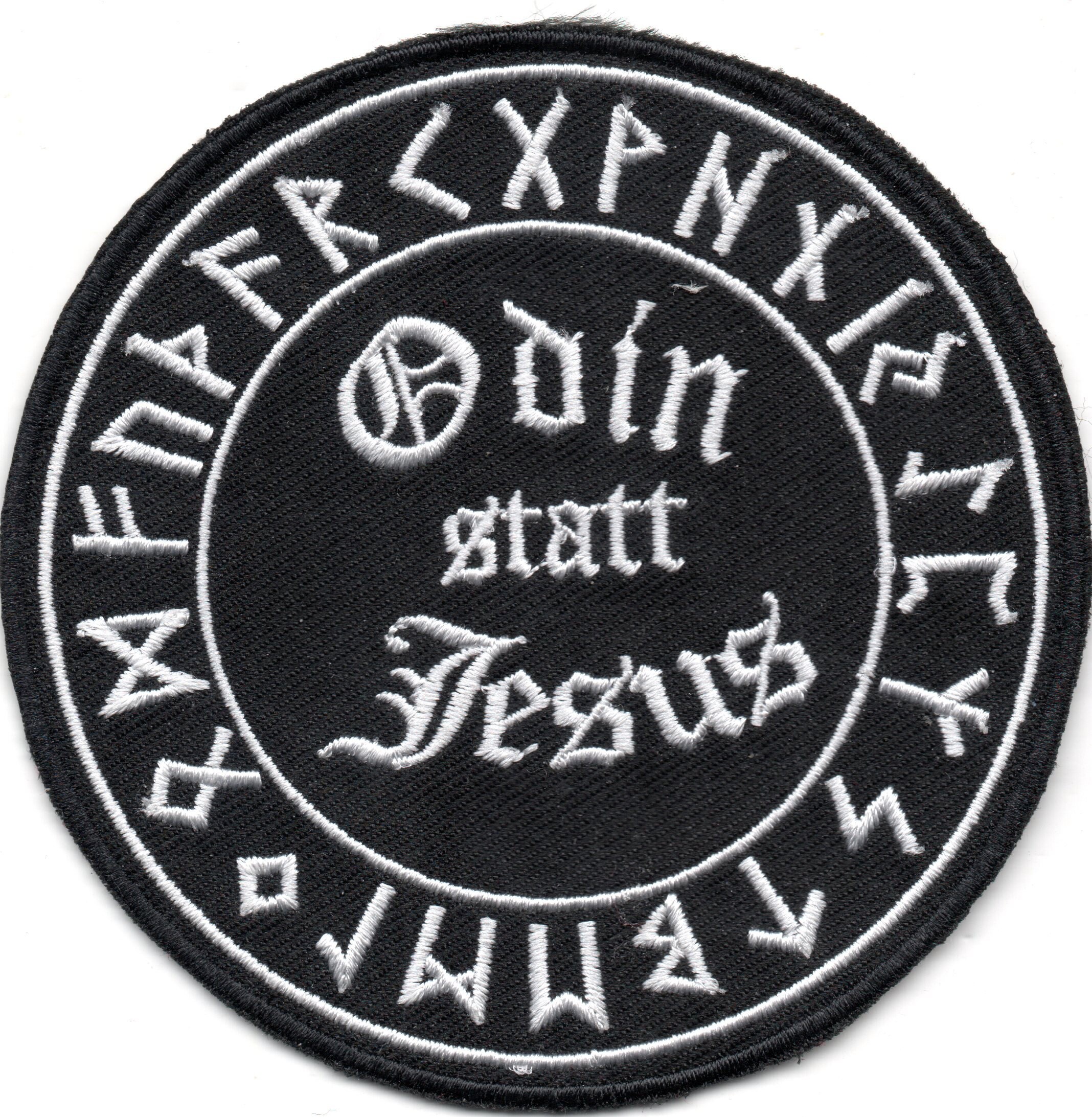 VIKING Odin Jesus Skinhead Biker Patch - Etsy