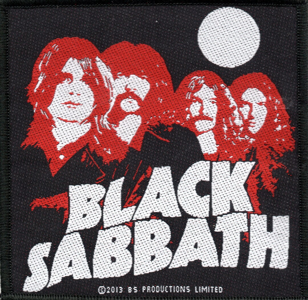 Black Sabbath Patch Portraits Heavy Metal Patch - Etsy