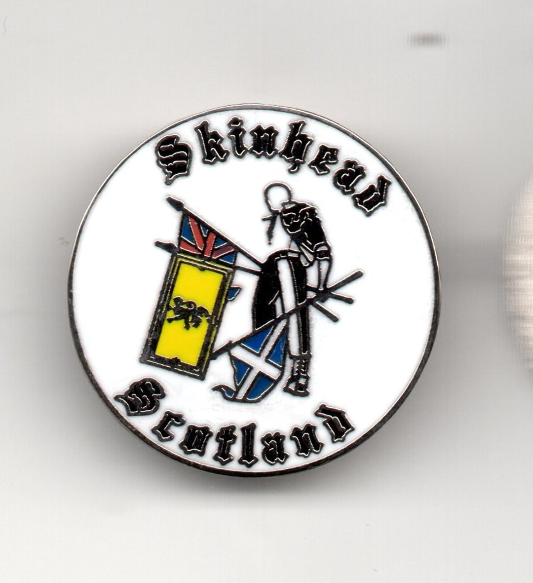 Skinhead Oi Badge Skinhead Scotland - Etsy