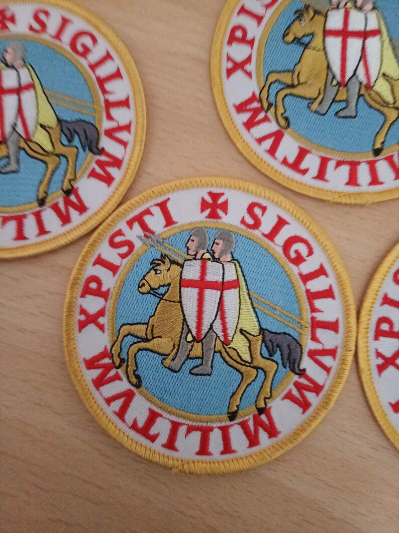 Knights Templar Patch England Skinhead Biker - Etsy