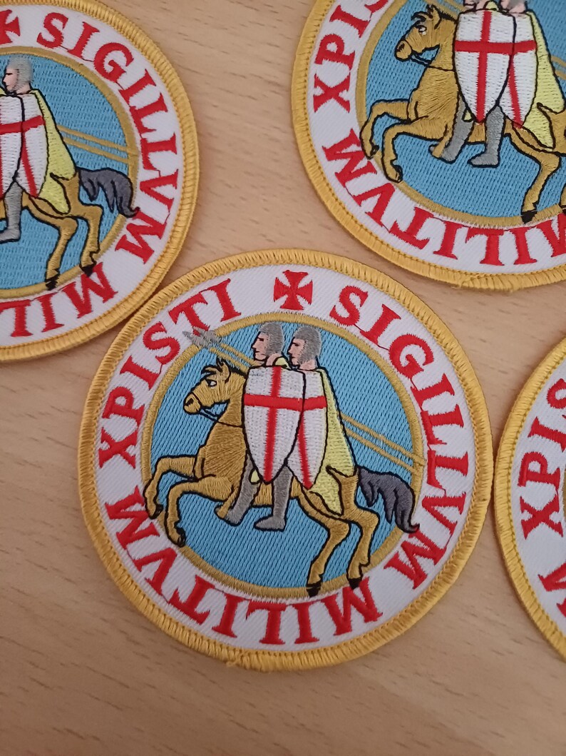 Knights Templar Patch England Skinhead Biker - Etsy