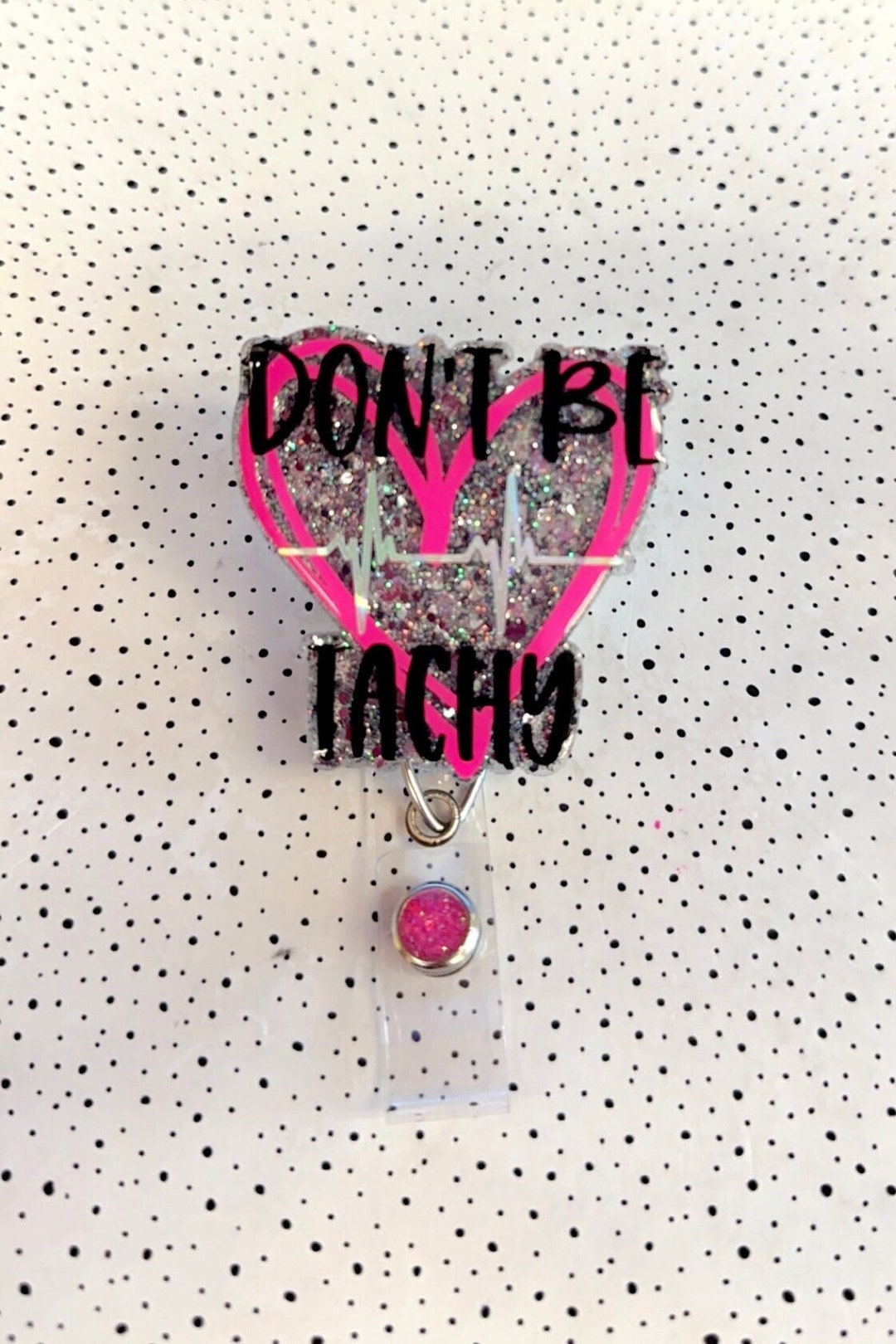 Cardiology Badge Reel, Heart Badge Reel, Don’t Be Tachy Badge Reel ...