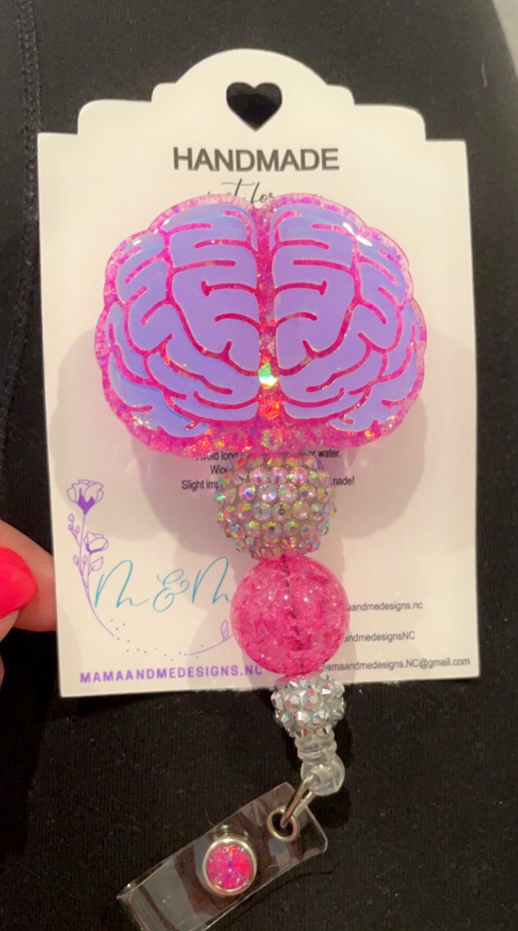 Brain Badge Reel Badge Holder Badge Reel Neurology - Etsy