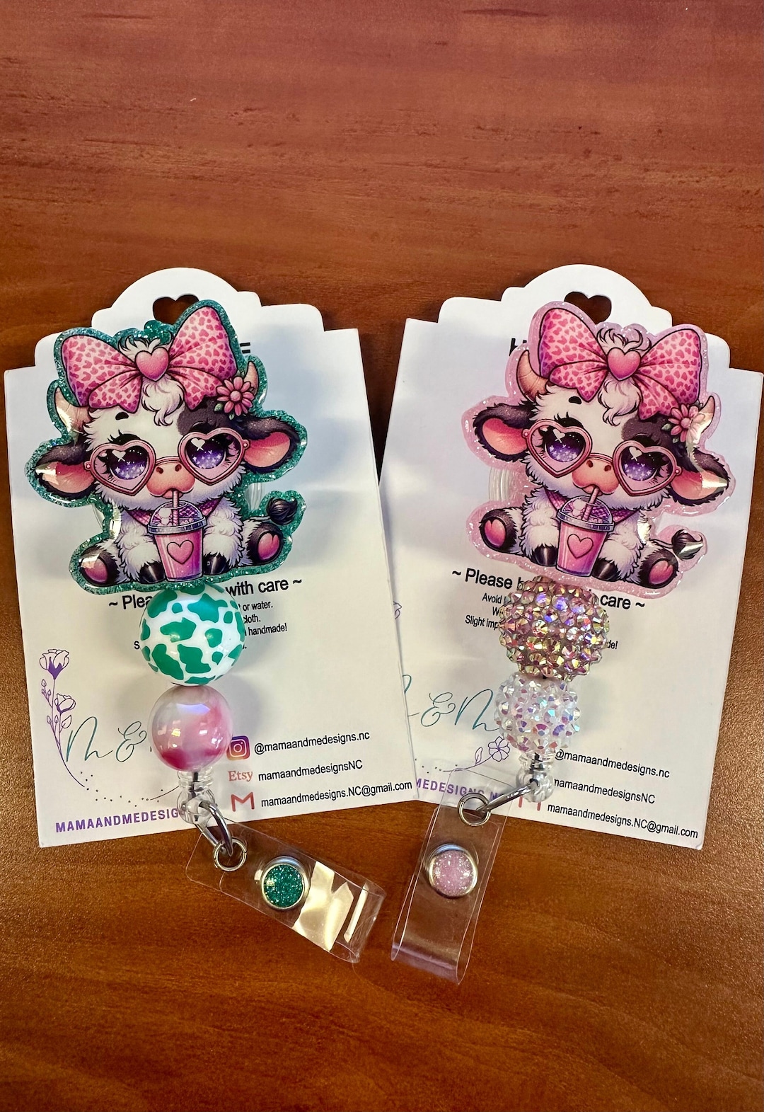 Cow Badge Reel, Cow With Coffee Badge Reel, Cowgirl Badge Reel, Farm ...