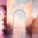 Neon Arch Sunsets Digital Backdrops, Maternity Backdrop Overlays ...