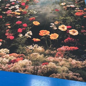 Modern Garden Oasis 8 Printed Backdrop, Fabric Backdrops, Printed Sweep ...