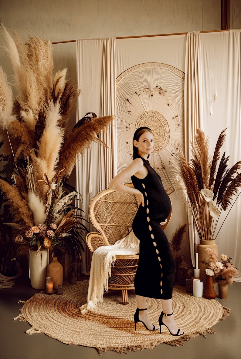 Tan Boho Set Digital Backdrops Maternity Backdrop Overlays - Etsy