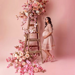 Minimal Ladders Set Digital Backdrops, Maternity Backdrops, Boho ...