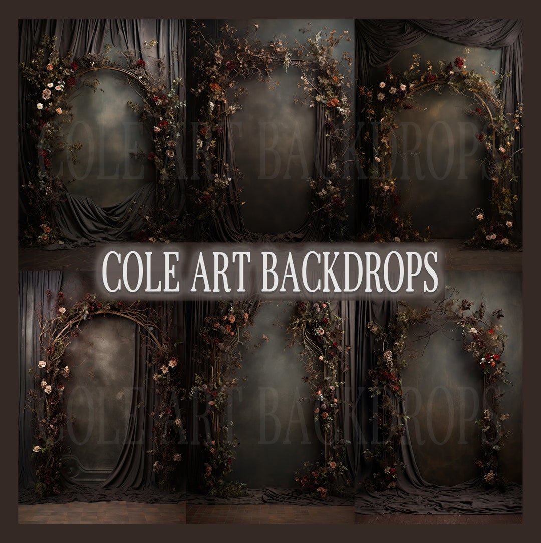Canvas Branches Set Digital Backdrops, Maternity Backdrop Overlays ...