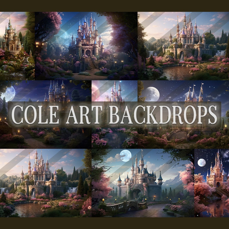 Castle Backdrop - Etsy