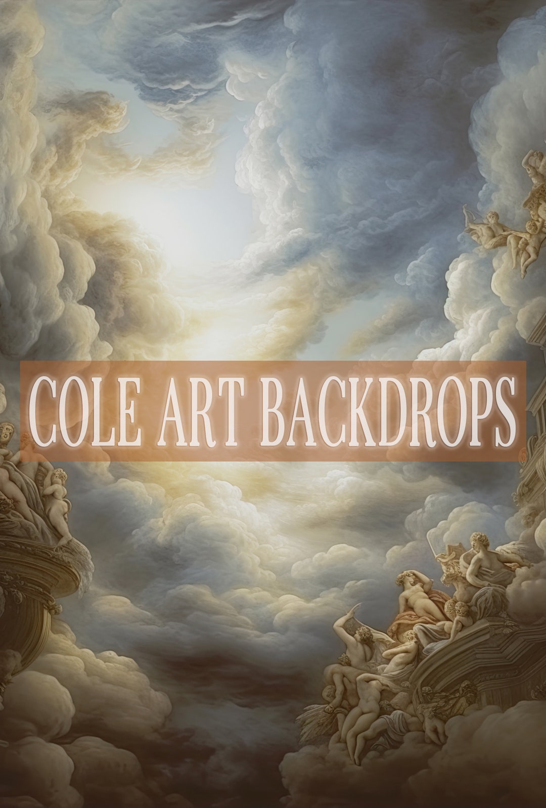 Renaissance Clouds 12 Printed Backdrop Fabric Backdrops - Etsy