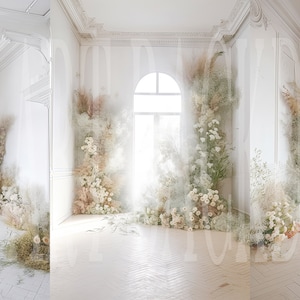 White Pastels Digital Backdrops, Maternity Backdrop Overlays, Studio ...