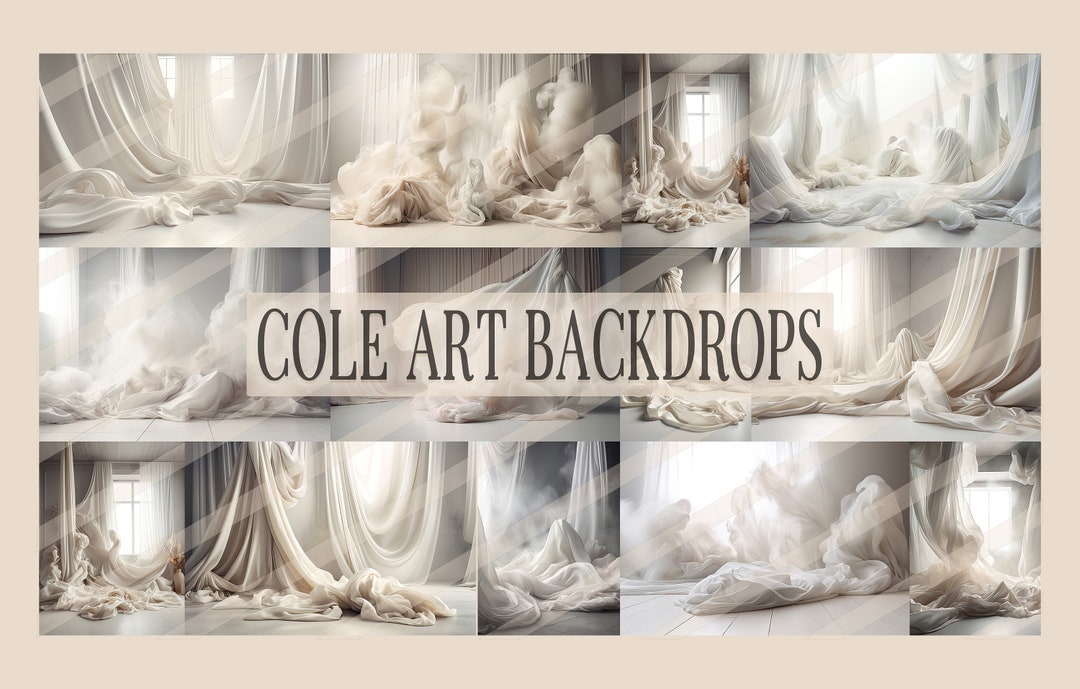 Carry Me Away WHITE Flowy Fabric Digital Backdrops, Maternity Backdrop ...