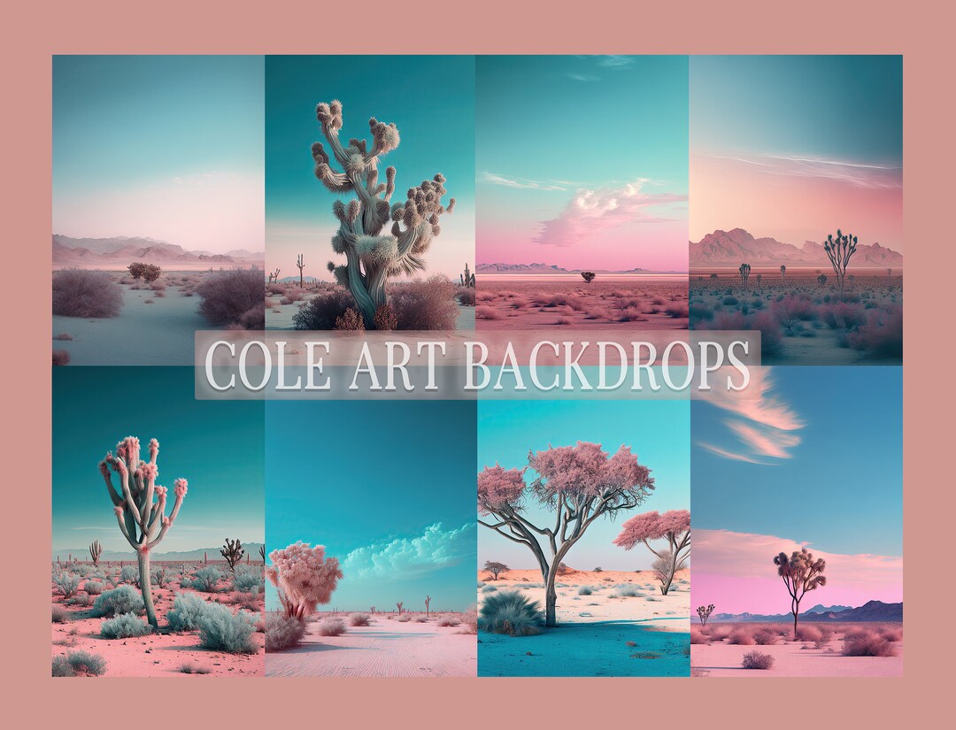 Pink Desert Skies Set Digital Backdrops, Maternity Backdrop Overlays ...