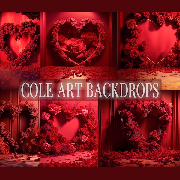 Heart Backdrops - Etsy