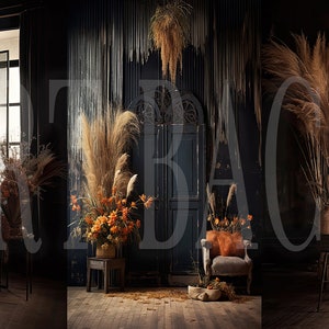 Black Iron Arches Digital Backdrops, Maternity Backdrop Overlays ...