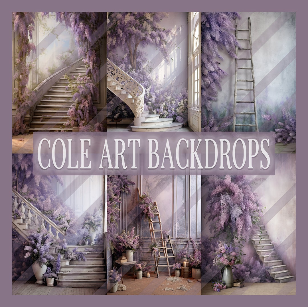 Lavender Fine Art Set Digital Backdrops, Maternity Backdrop Overlays ...