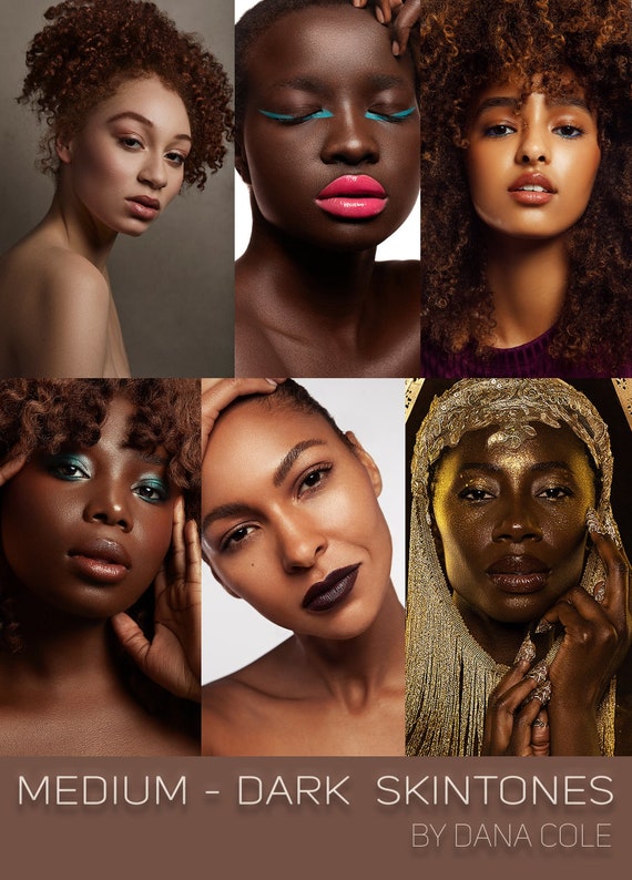 LR PRESETS Brown-dark Skintones Influencer Preset Portrait - Etsy