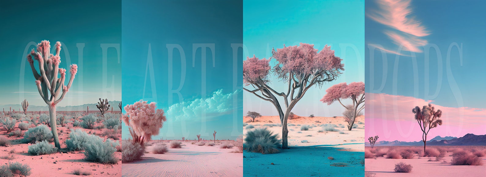 Pink Desert Skies Set Digital Backdrops Maternity Backdrop - Etsy