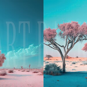 Pink Desert Skies Set Digital Backdrops, Maternity Backdrop Overlays ...