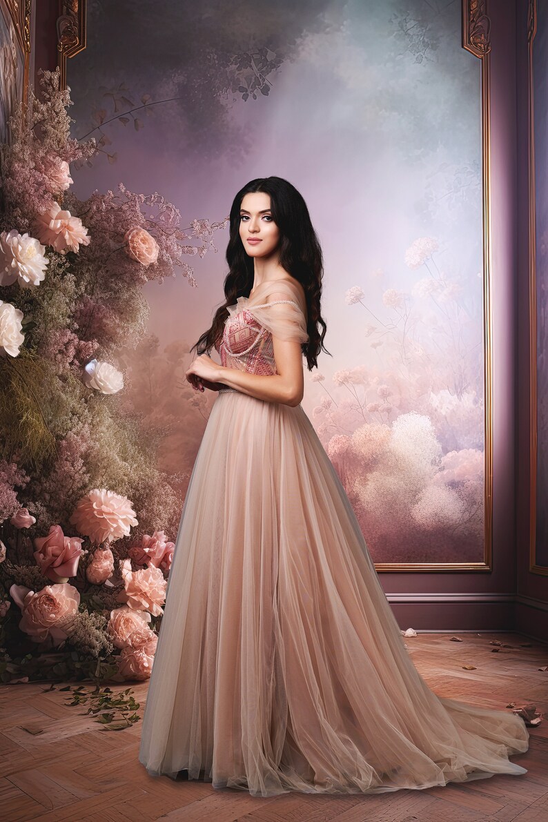 Into the Clouds PURPLE Digital Backdrops Maternity Backdrop - Etsy