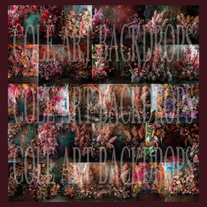 Pop Lush Set Digital Backdrops, Maternity Backdrops, Studio Backdrops ...