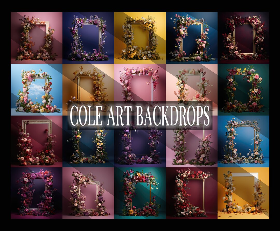 Frame Me COLOR Set 1 Digital Backdrops, Maternity Backdrop Overlays ...