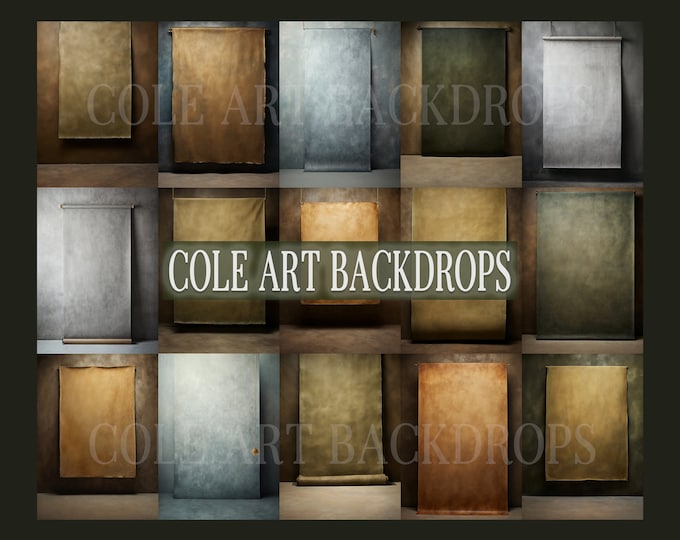 40 CANVAS BACKDROPS Digital Fine Art Hand Painted Canvas Backgrounds ...