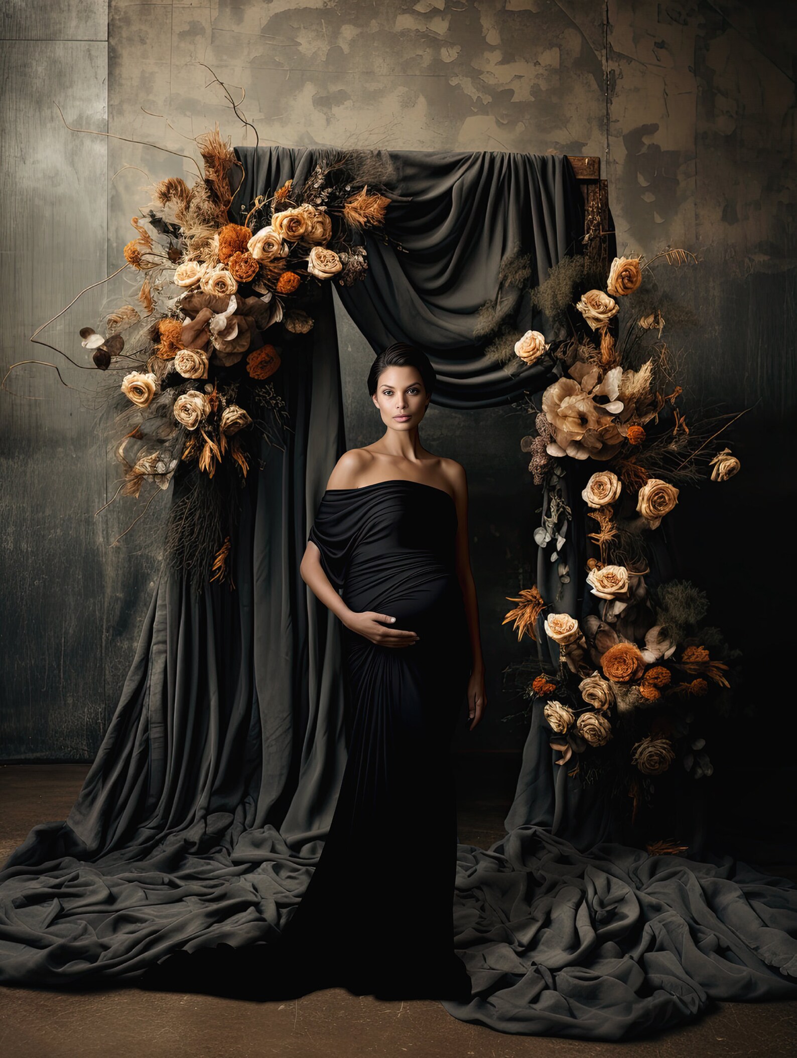 The Dark Arches Set Digital Backdrops, Maternity Backdrop Overlays ...