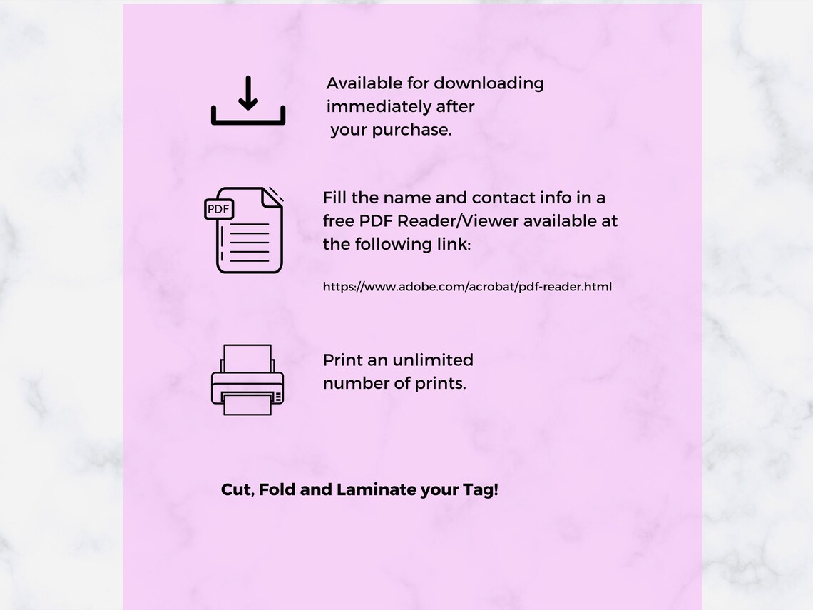 Autistic and Nonverbal Tag, Autism Emergency ID, Autism Printable ...