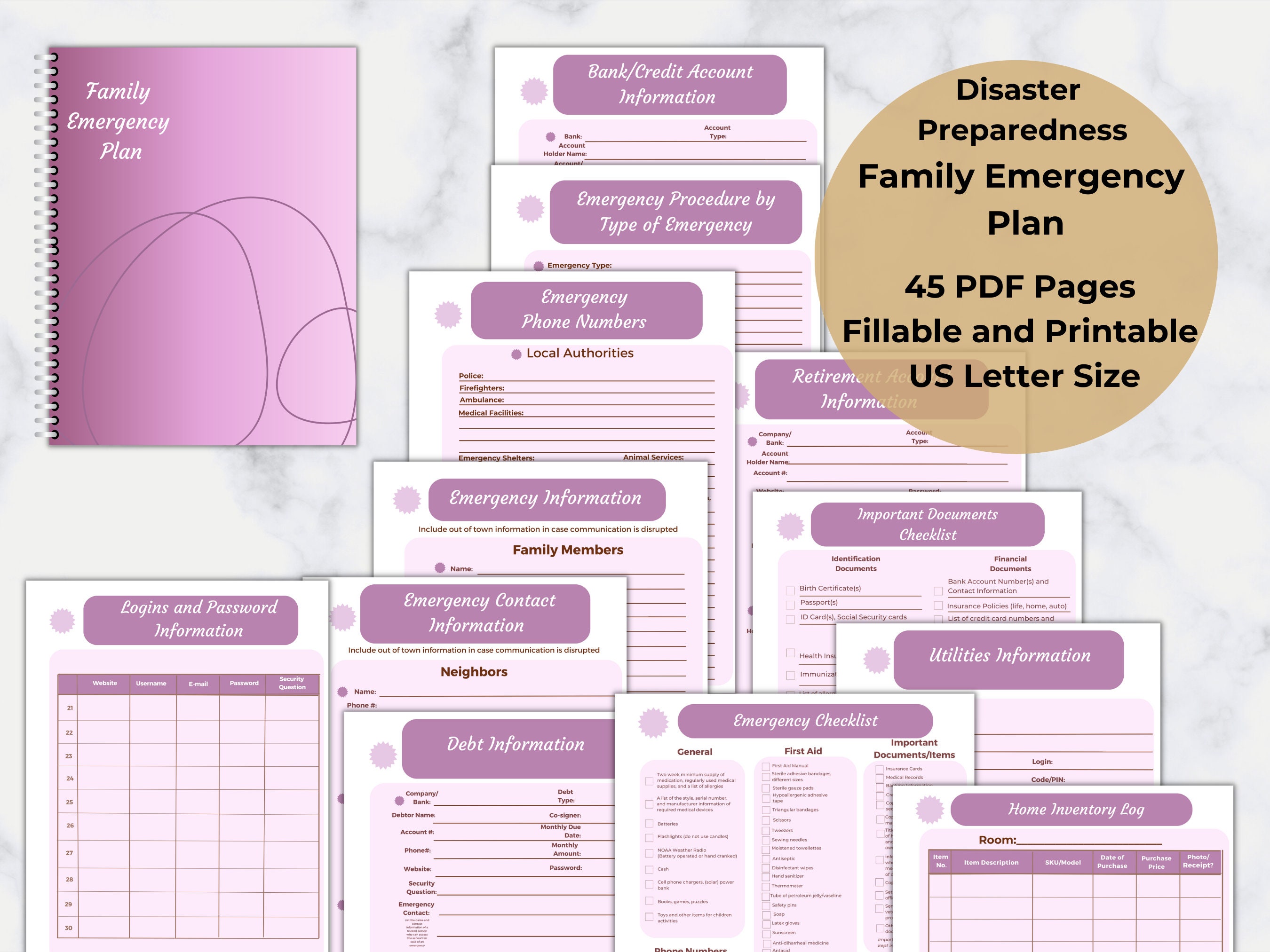Disaster Preparedness, Family Emergency Plan, Emergency Preparedness ...
