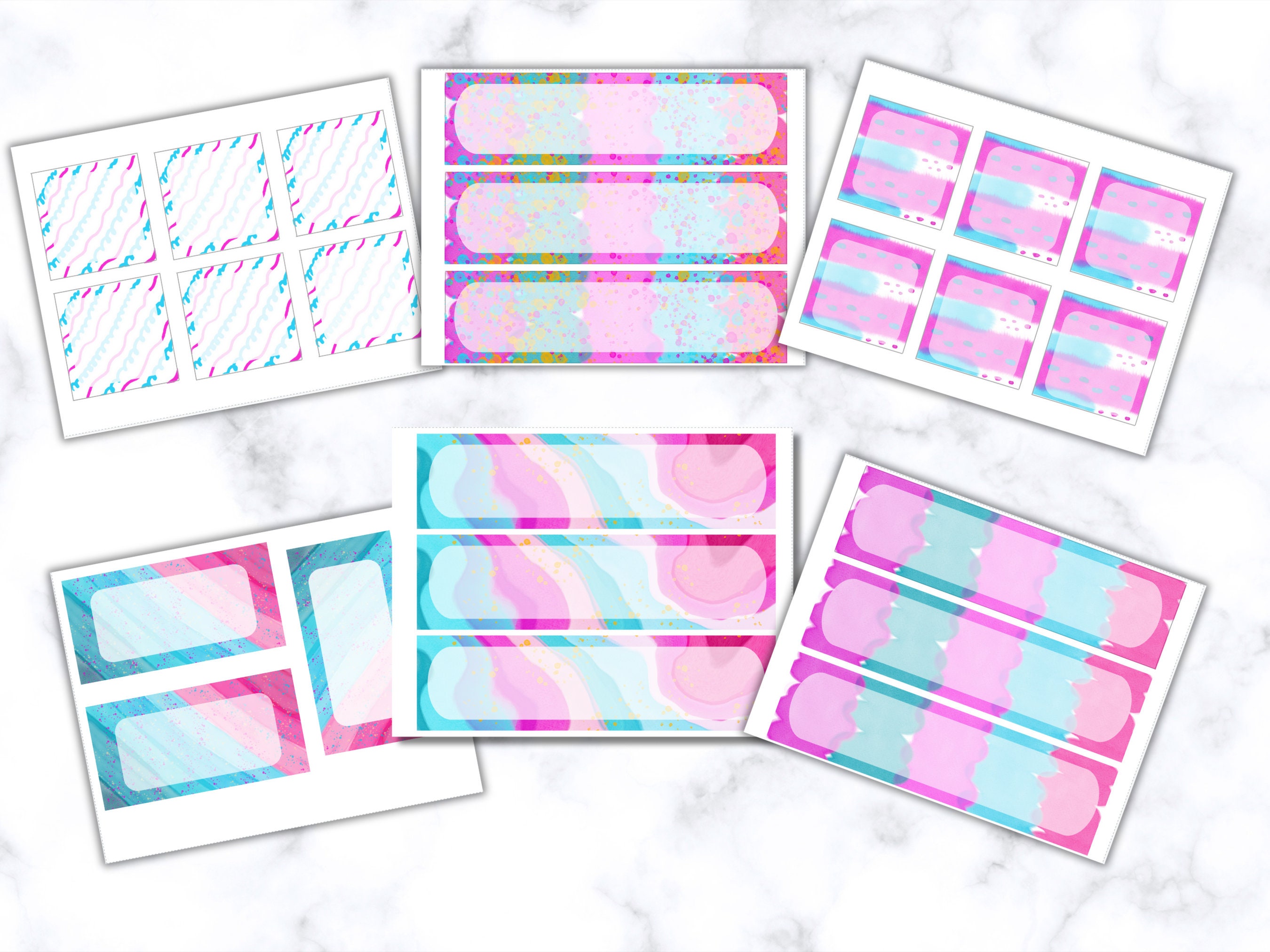 Editable Watercolor Classroom Labels, Student Name Tag, Drawer Labels ...