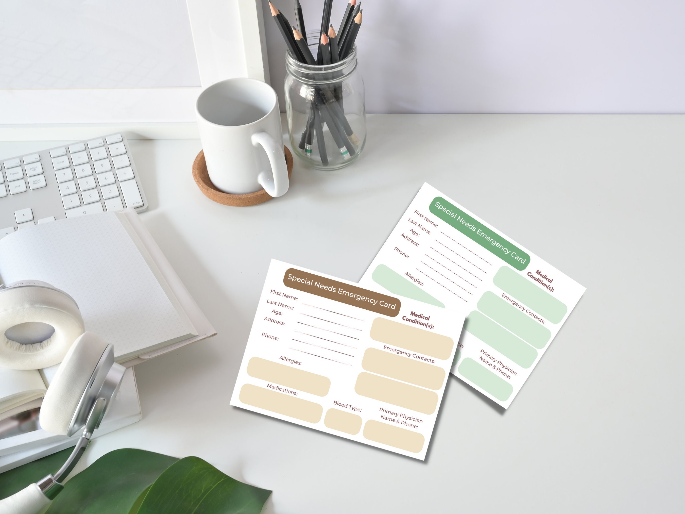 Special Needs Kids Emergency Card, Printable, in Case of Emergency ...