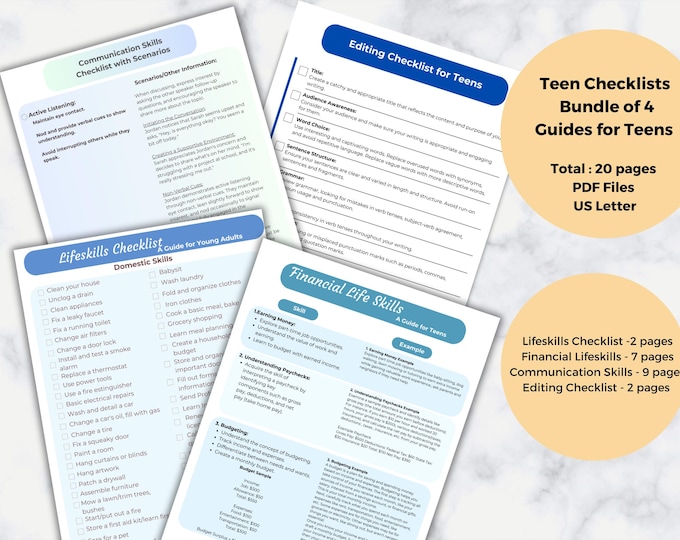 Adulting 101 Life Skills Workbook for Teens & Young Adults: Budgeting ...