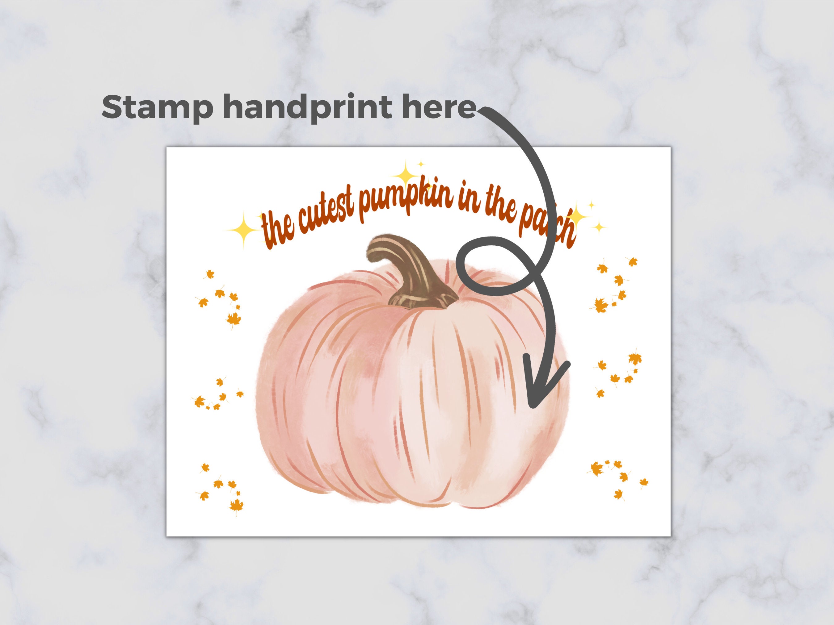 Fall Handprint Art Bundle, Fall Handprint Craft, Printable, Autumn ...