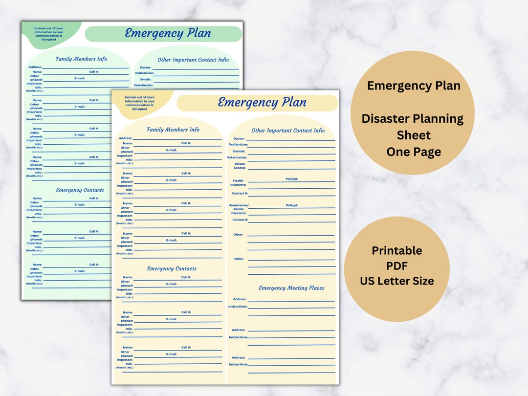 Emergency Plan, Disaster Preparedness, Hurricane Prep, Emergency List ...