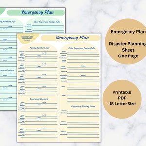 Emergency Plan, Disaster Preparedness, Hurricane Prep, Emergency List ...