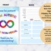 Fillable Autistic and Non-verbal Sign, Rainbow Badge, Printable Autism ...