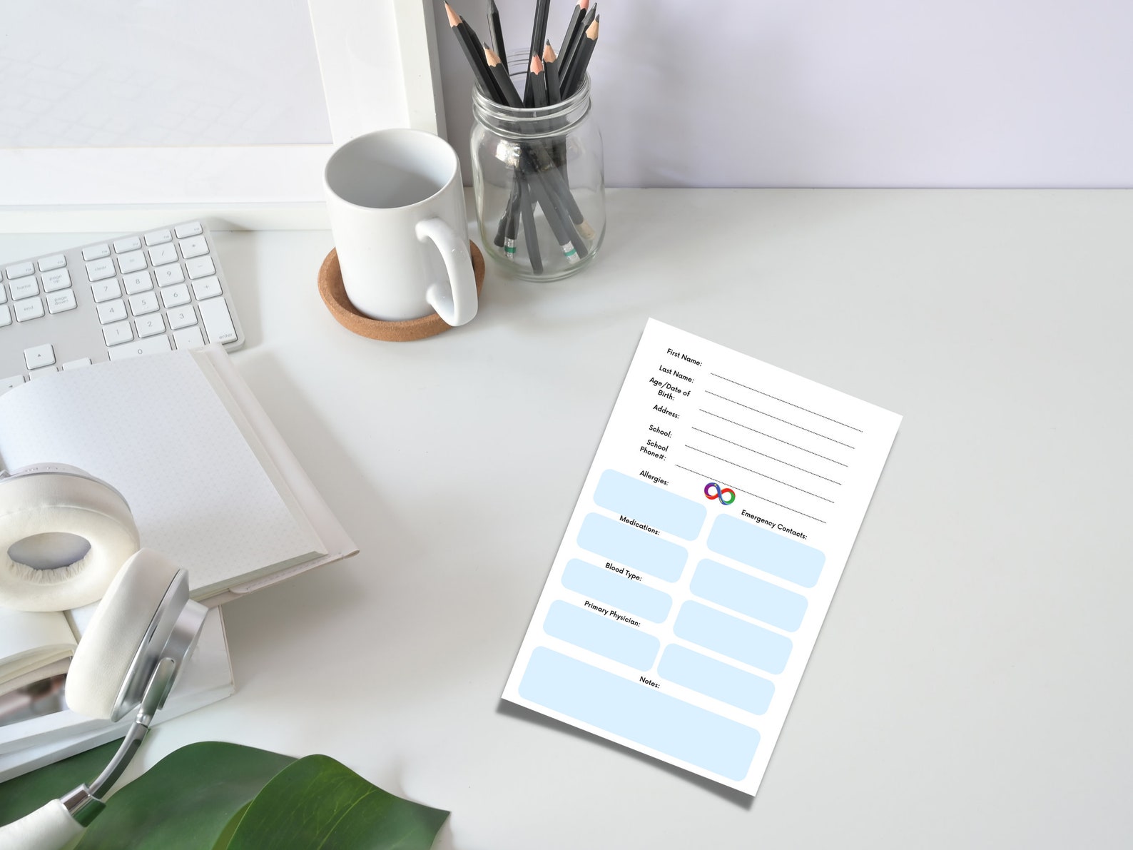 Autism Card, Printable, Autism Emergency ID, I Am Autistic Sign, Safety ...