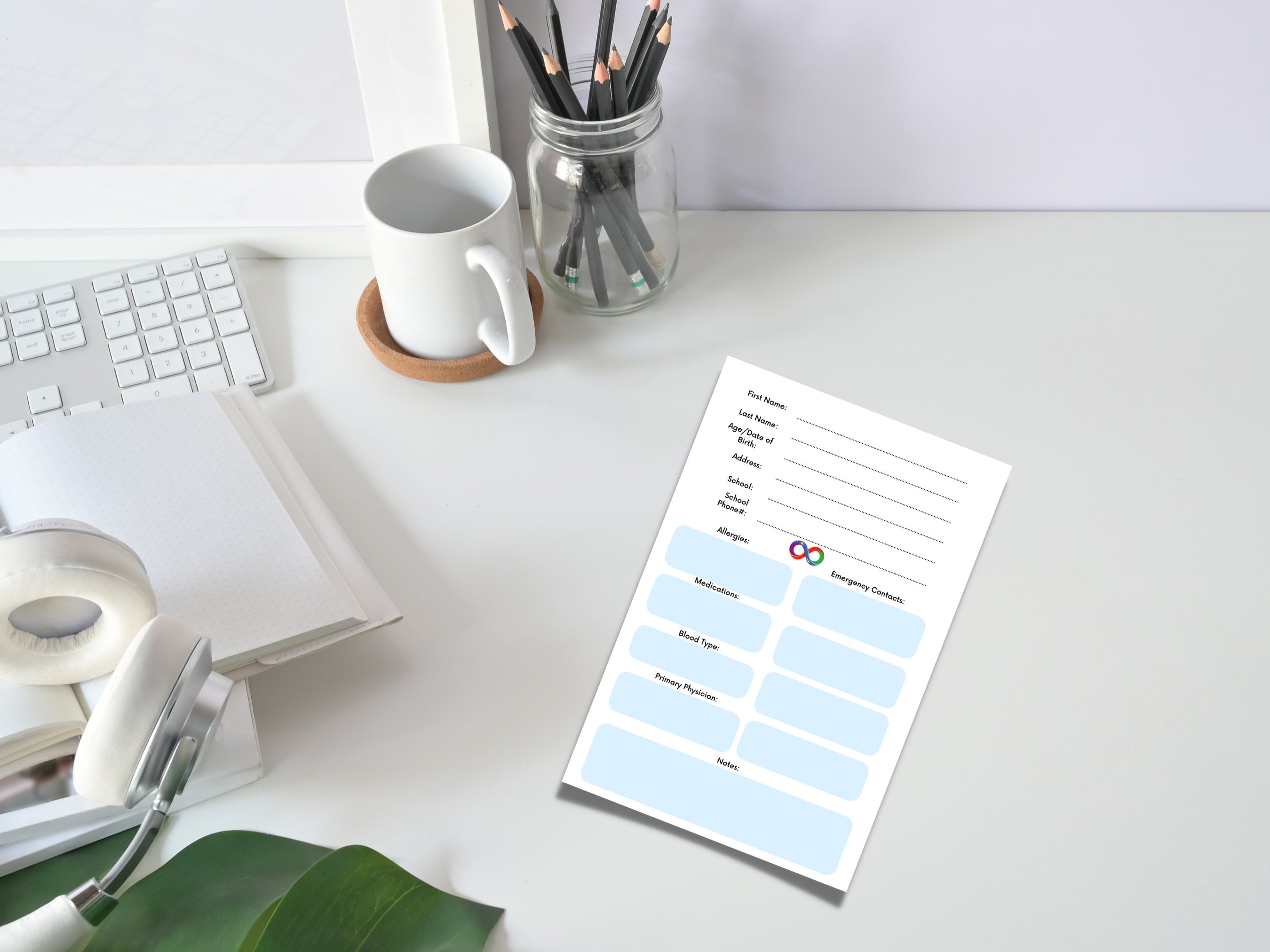 Autism Card, Printable, Autism Emergency ID, I Am Autistic Sign, Safety ...