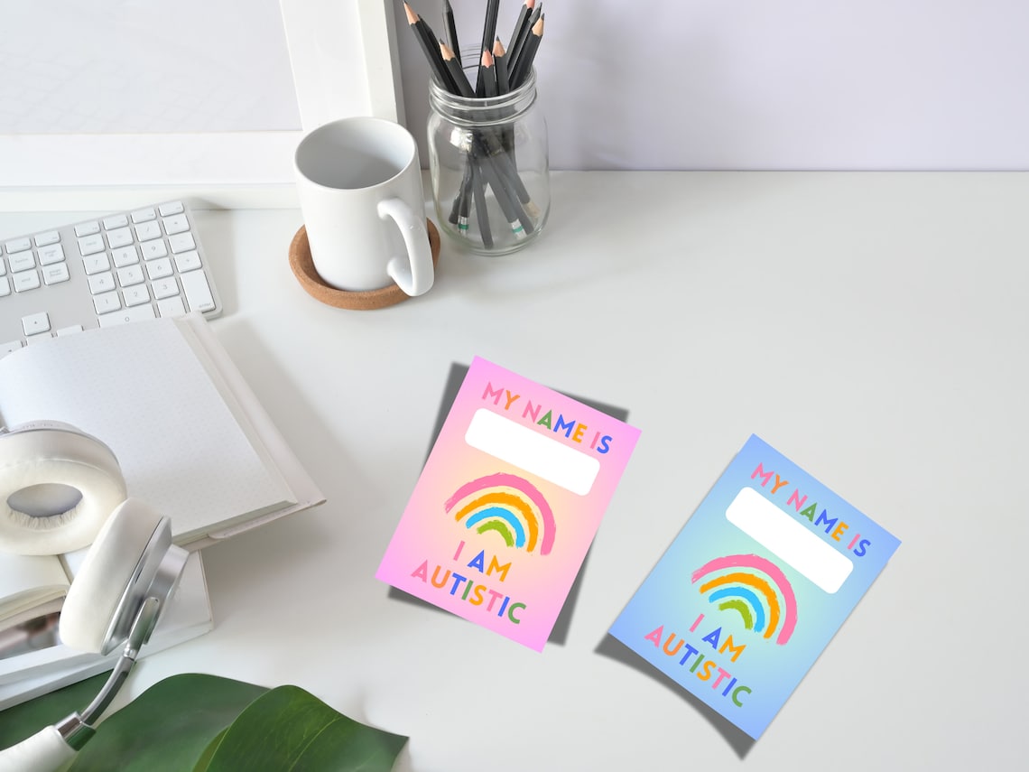 I Am Autistic Tag, Printable, Autism Emergency ID, Autism Card, Safety ...