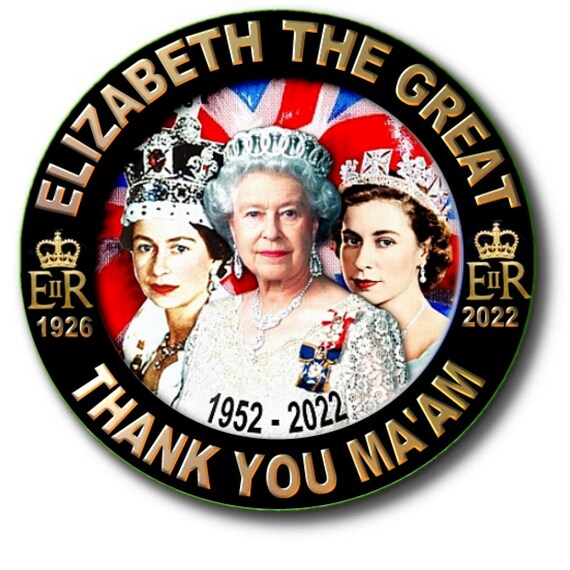 RIP Queen Elizabeth the Great Thank You Ma'am Historic - Etsy