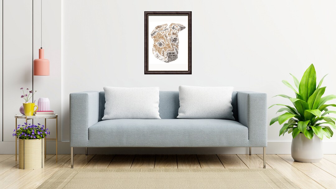 Custom Word Art Portrait Download - Etsy