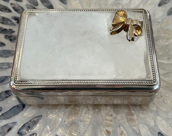 Vintage Japan Silver Plated Musical Heart Jewelry Box, Vintage Jewelry ...