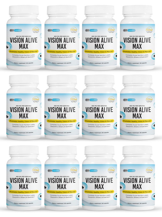 Visium Plus- Vision Support Supplement 4 Bottles 240 Capsules - craibas ...